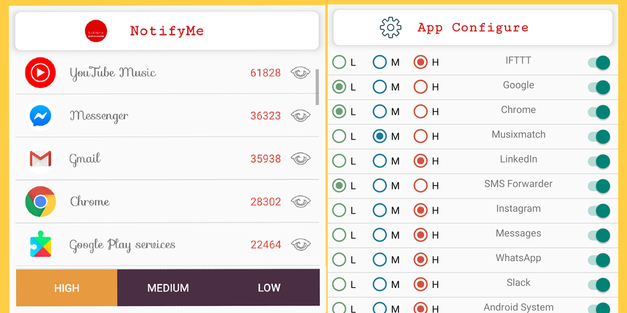 GitHub - prateekro/NotifyMe: An android application to keep a log of notification and give a ...