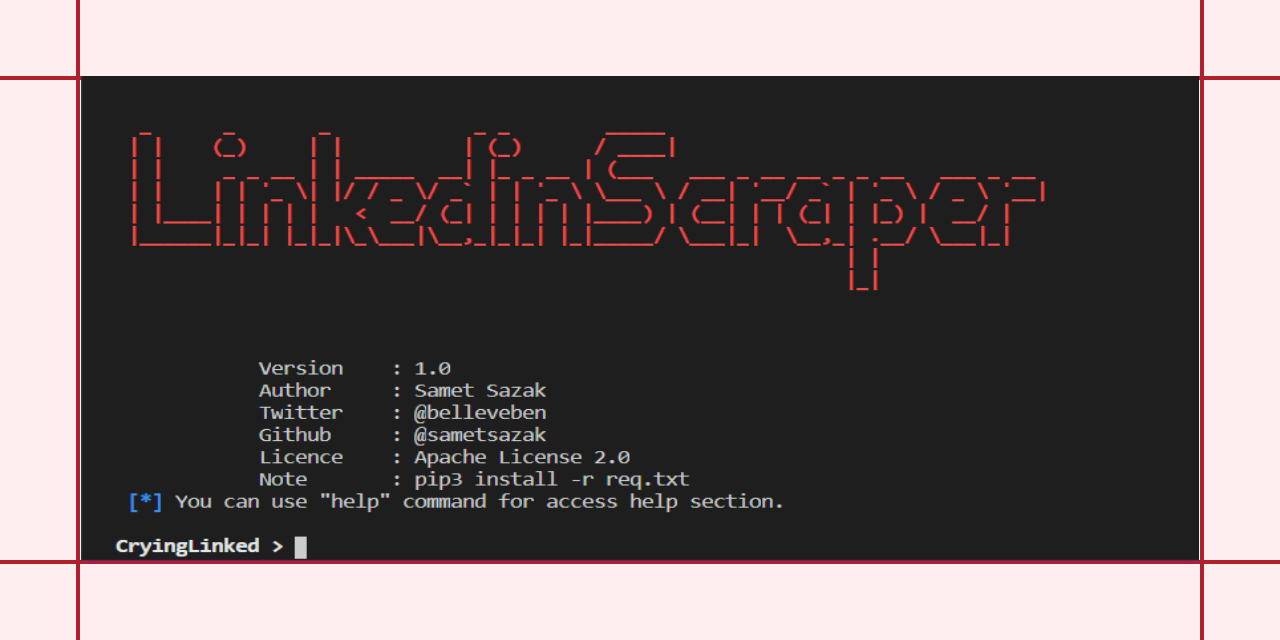 GitHub - sametsazak/linkedinscraper: LinkedinScraper is an another information gathering tool ...