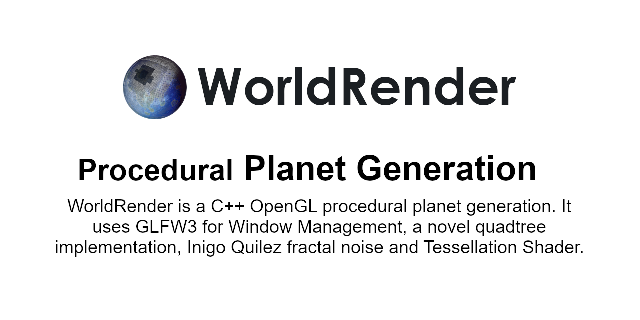 GitHub - worldrender/worldrender: World Render
