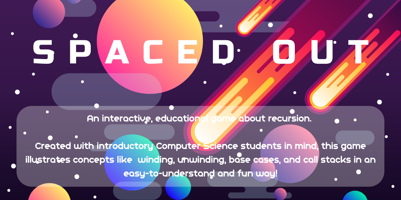 GitHub - comp129-spr19/Spaced-Out: edu-game-dibs created by GitHub ...