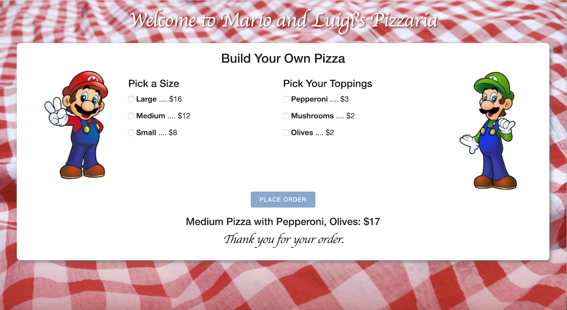 GitHub - TracyRe/order-pizza: pizza ordering project for Epicodus ...