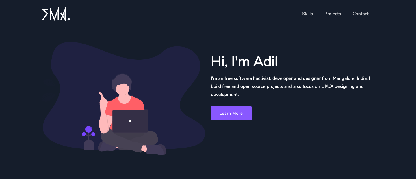 GitHub - sm-adil/portfolio: Portfolio website built with next.js and ...