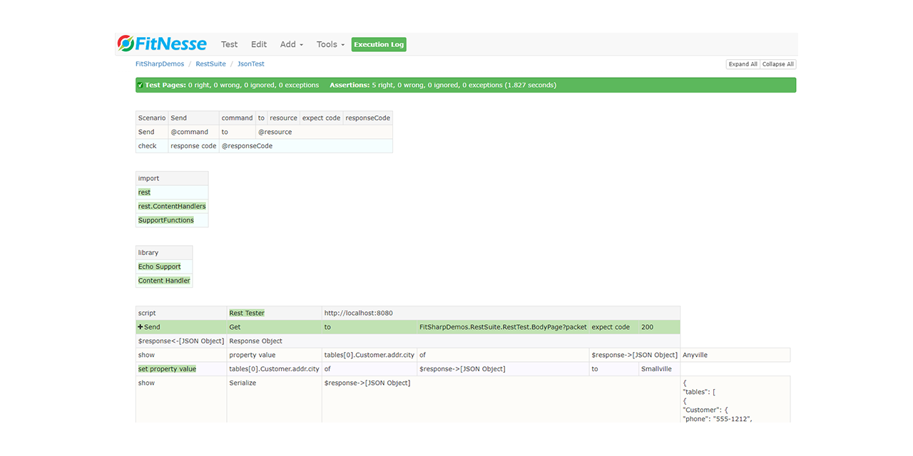 GitHub - essenius/FitNesseFitSharpRest: A FitNesse/FitSharp fixture to ...