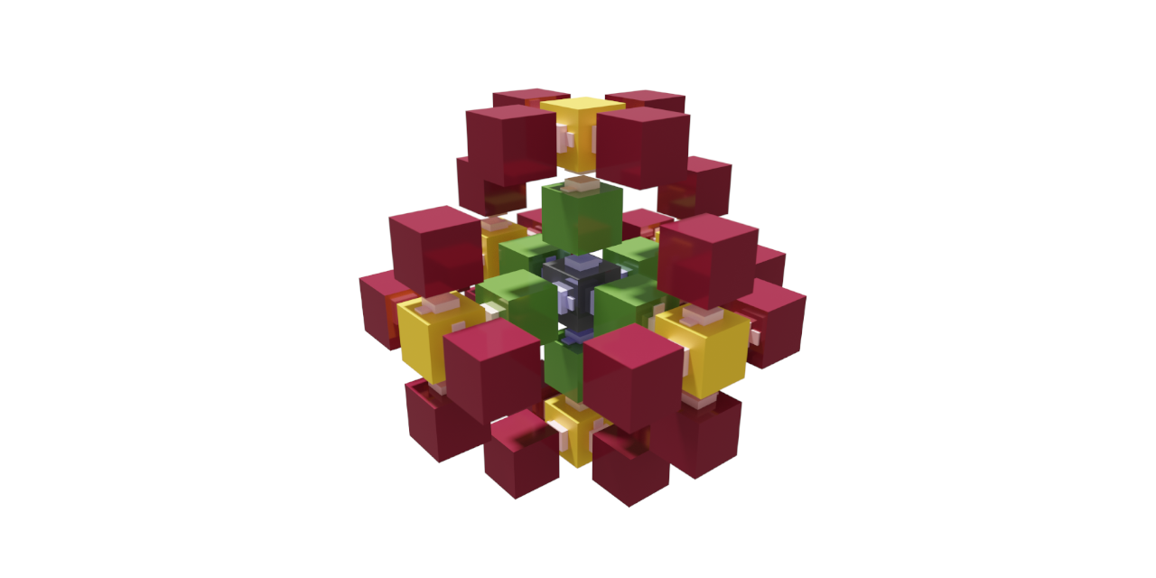 GitHub - Akodiat/polycubes: Stochastic assembly of cubic building blocks