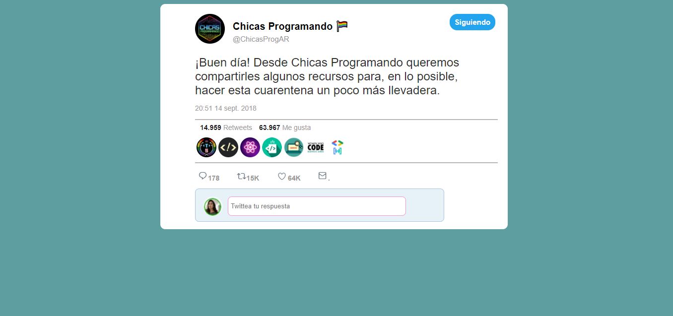 GitHub - cristigomez/Componentizando-tweets: Primer pasos maquetando