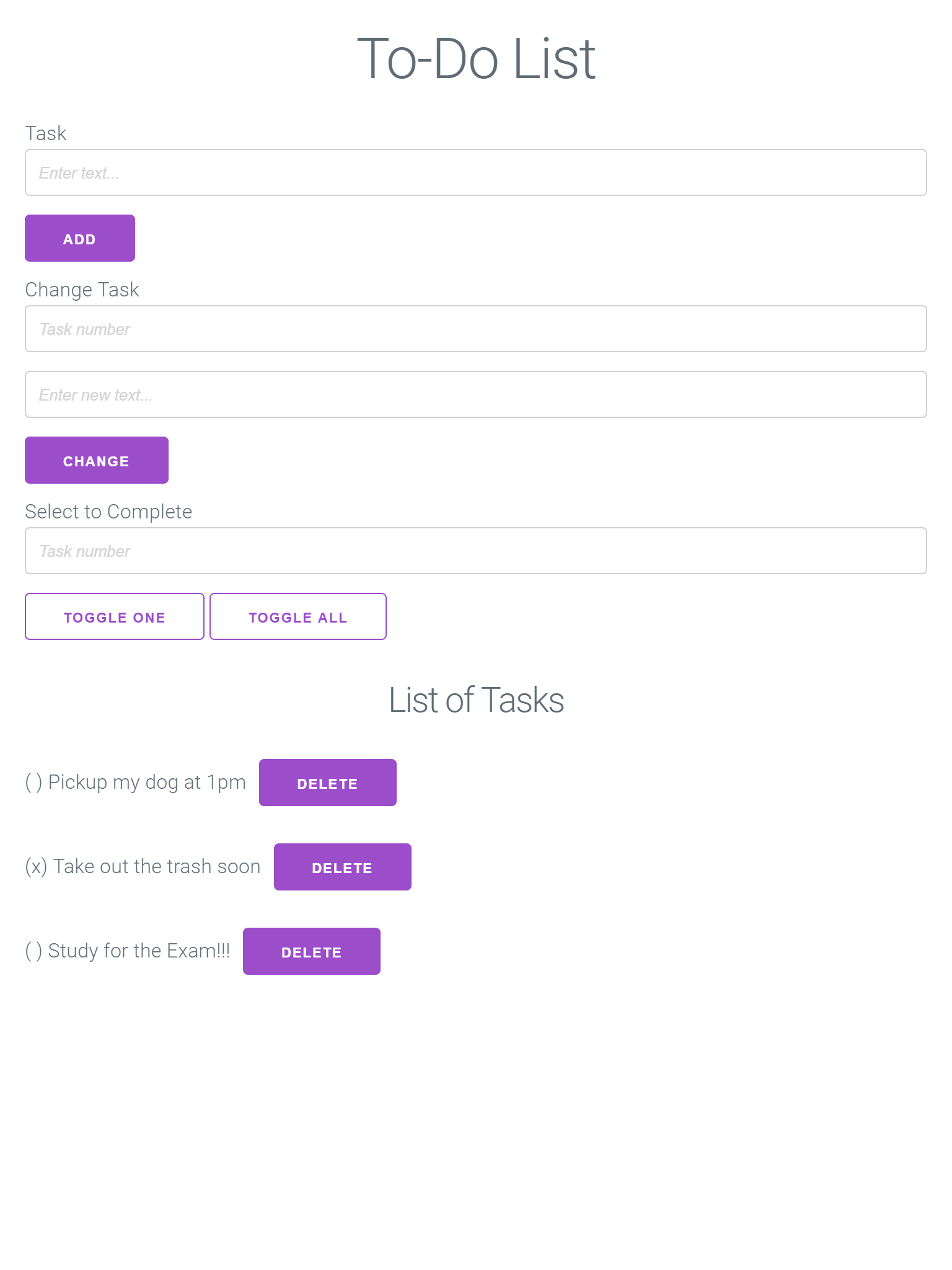 GitHub - JavaVista/JSTodo: Vanilla JS Todo App with a simple MVC ...