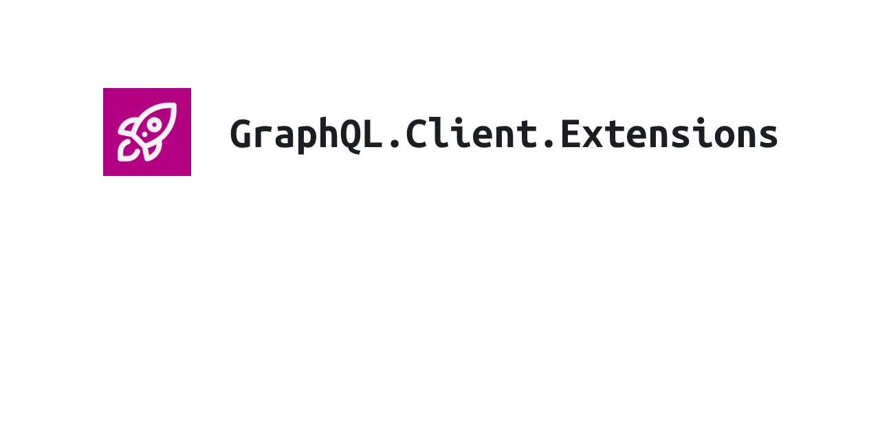Github Charlesdevandieregraphql Client Extensions Extensions For Graphqlclient To Build