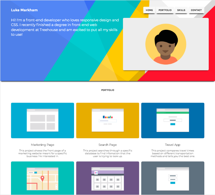GitHub - Luke-Markham/TechDegreeProjectTwo: Mobile responsive layout