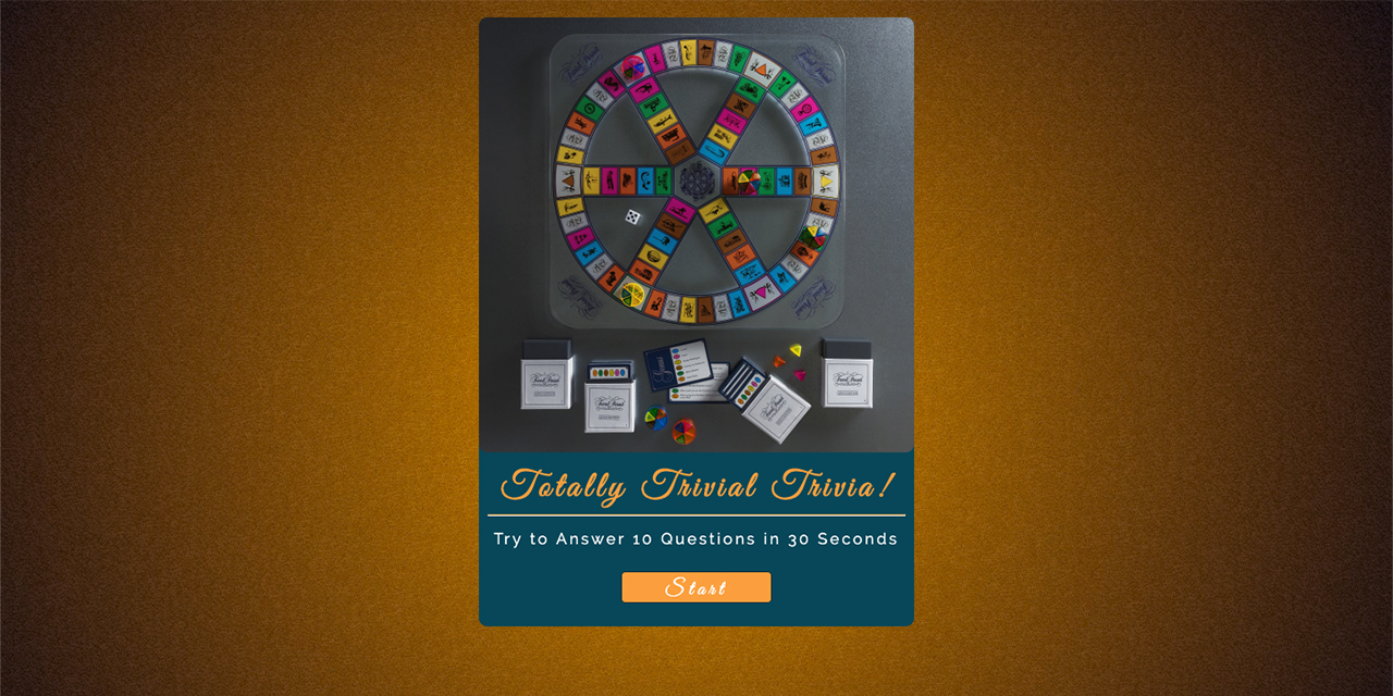 GitHub - ko513/TriviaPursuit: Trivia game