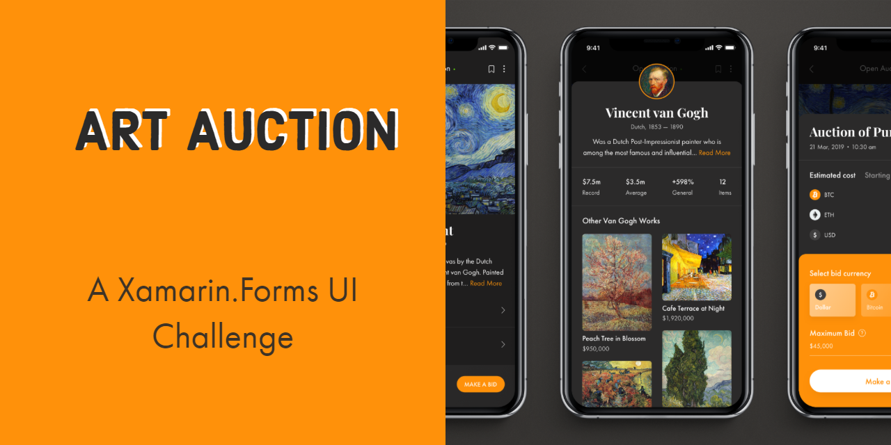 GitHub - kphillpotts/ArtAuction: A Xamarin.Forms Layout challenge