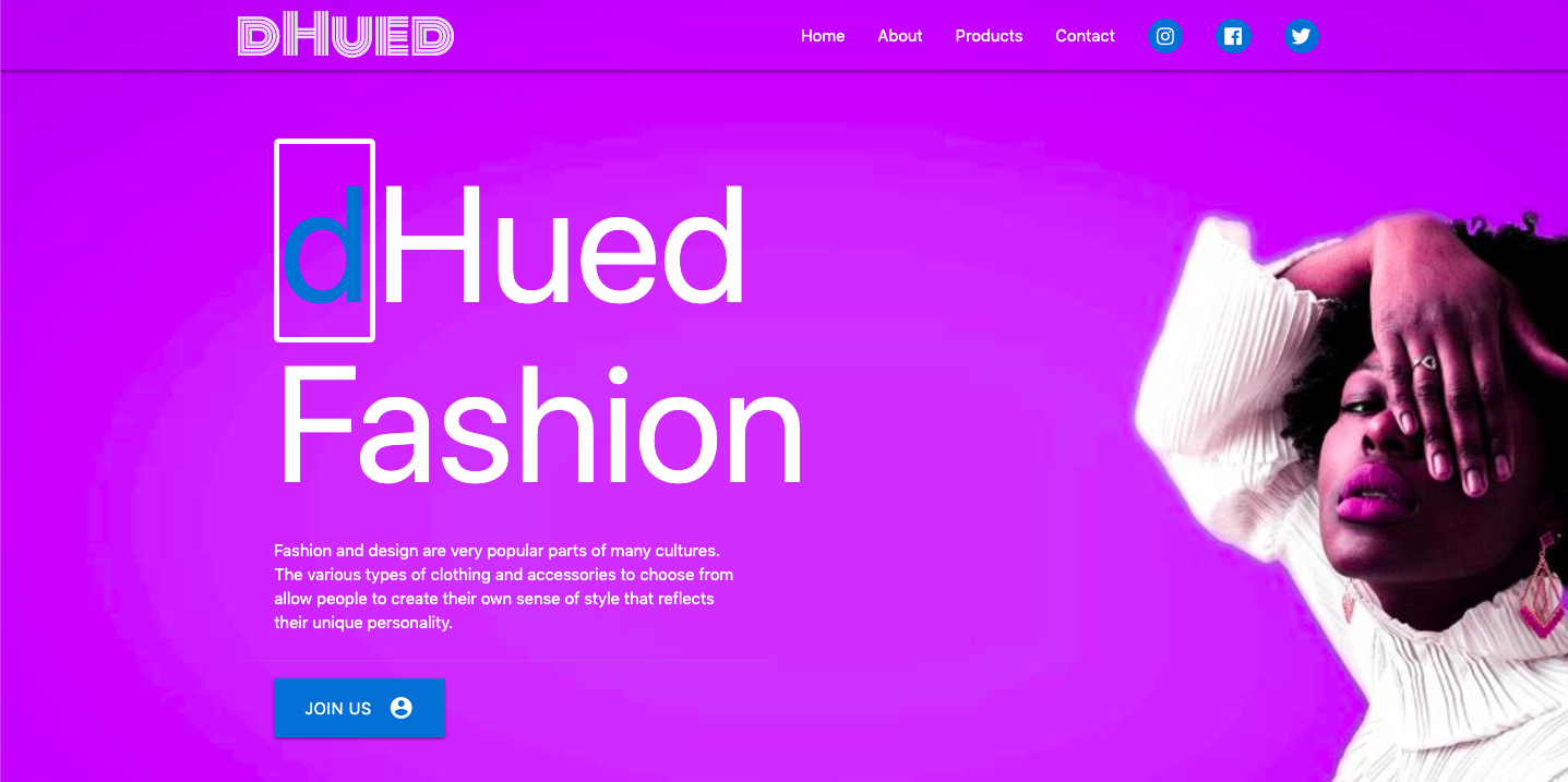 GitHub - AkhirahStrong/fashion-site: Mock Fashion Landing Page . https ...