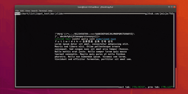Github Jmicjmtui Terminal User Interface Library Works On Nix And Windows Systems 2060