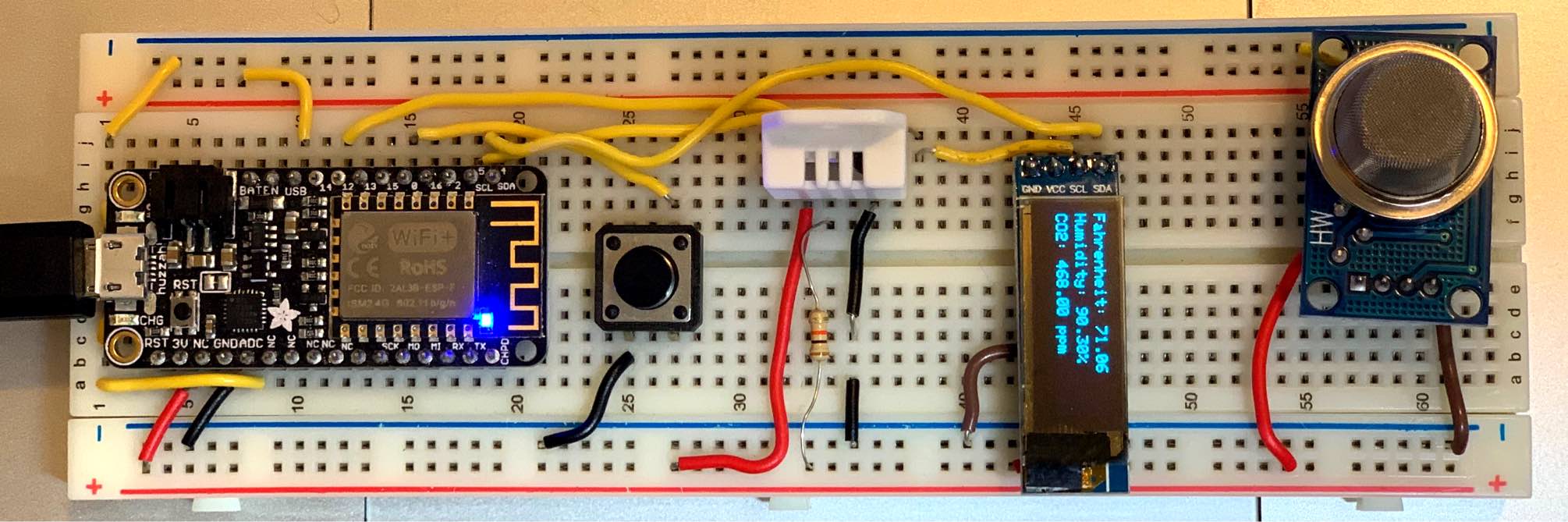 GitHub - Evanfeenstra/air-sensor: Pollution, temperature, humidity, and ...