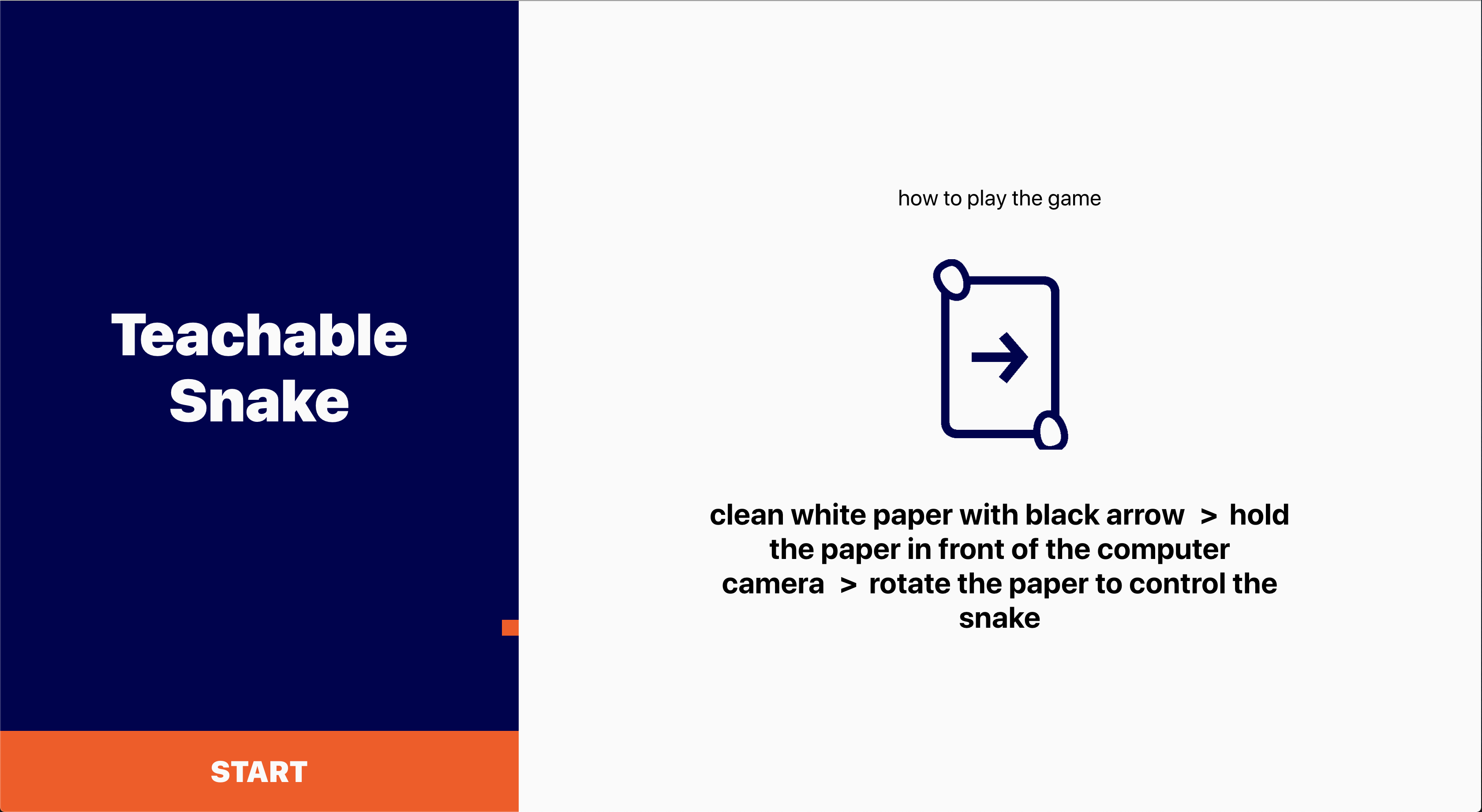 GitHub - vince19972/TeachableSnake: Teachable Machine application in class Machine Learning for ...