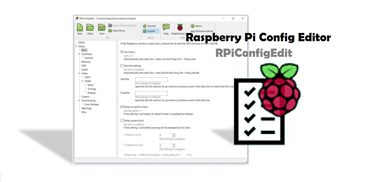 GitHub - tangielsky/rpiconfigedit: Visual editor for the config.txt of ...