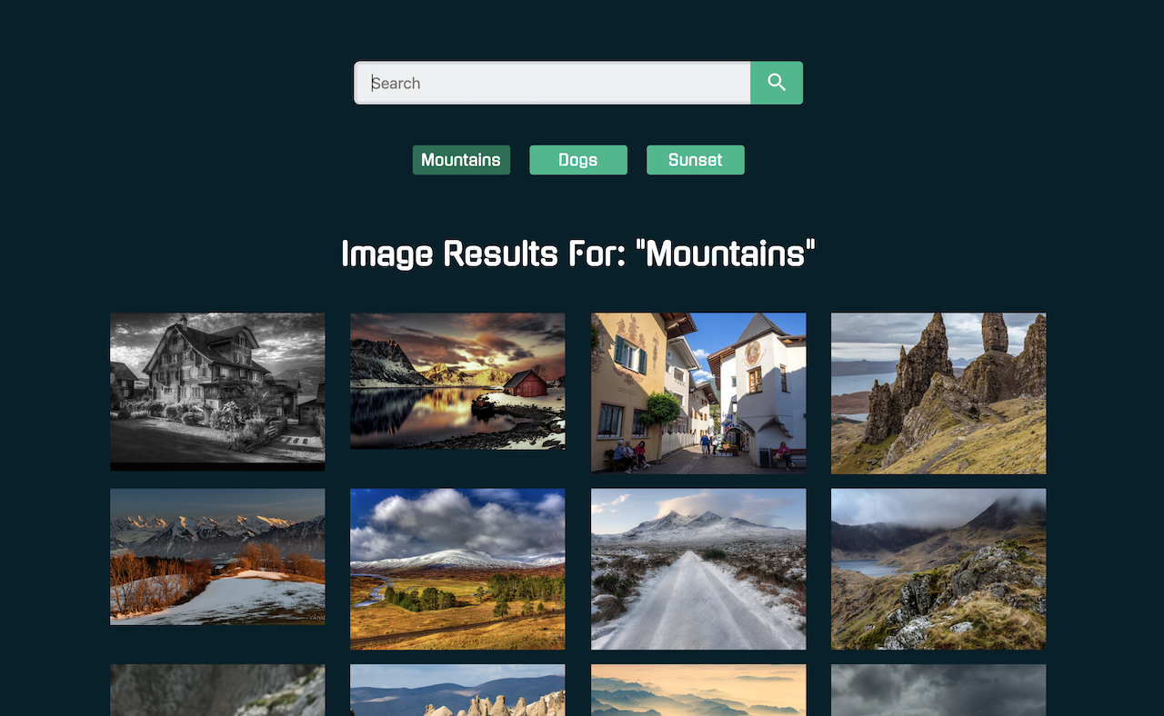 GitHub - nickhericks/techdegree-project-7: Image gallery app built ...