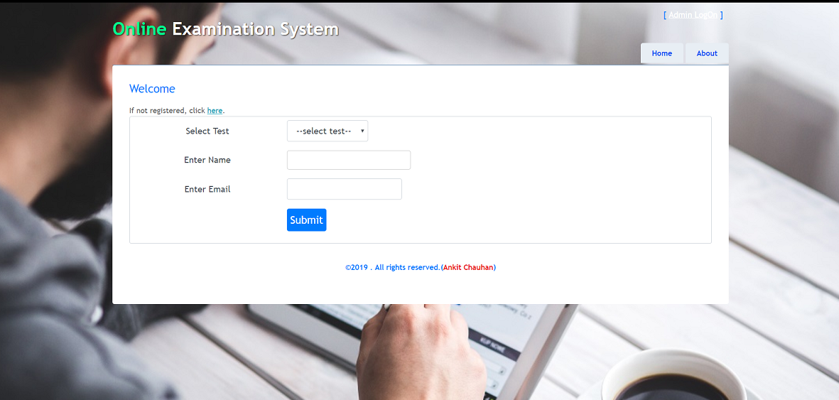 GitHub - Ankitc918/Online-Examination-System: Online Examination System ...