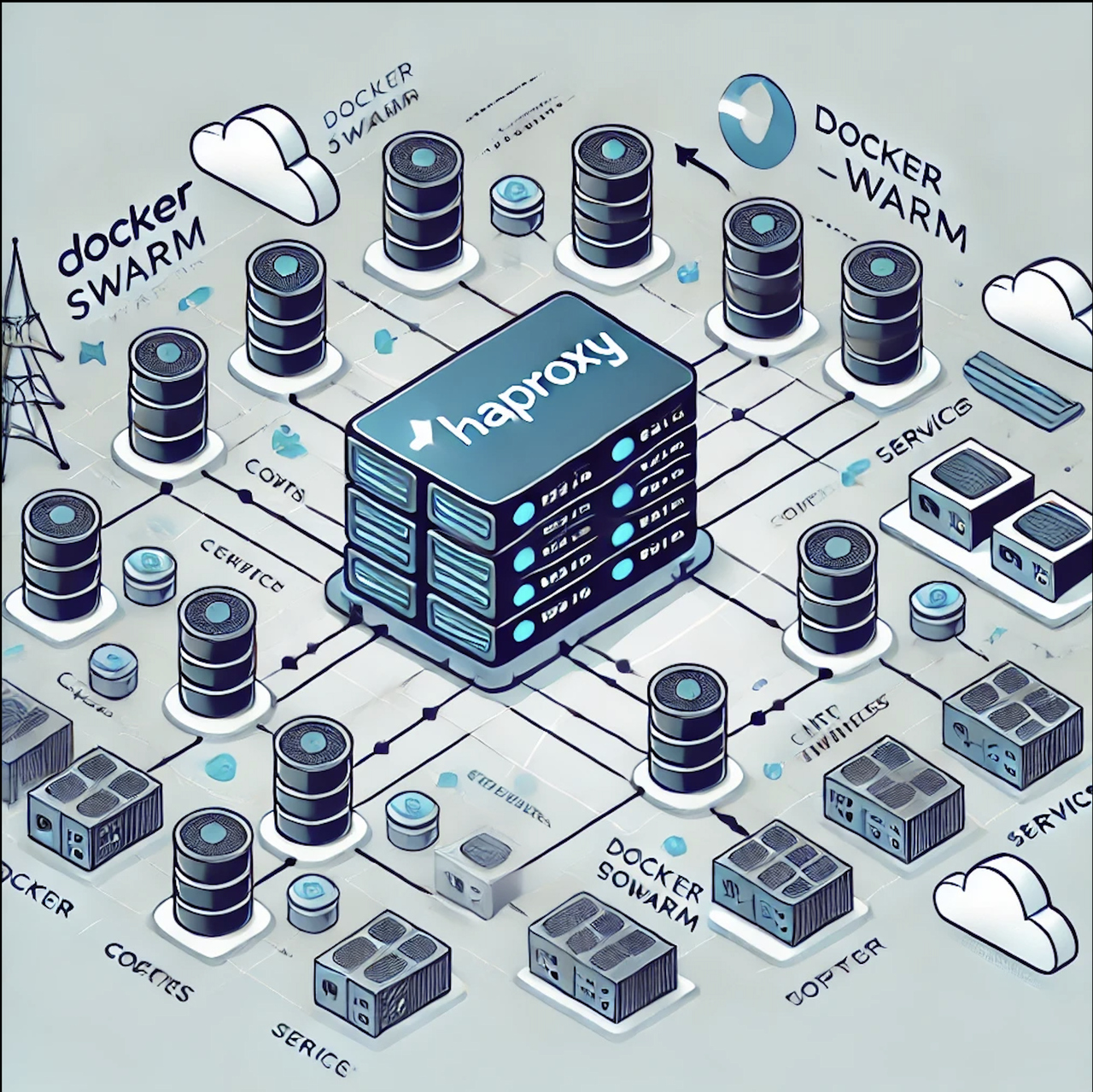 Github Madhukargundadocker Swarm Loadbalancing Haproxy Using Docker Swarm Creating The