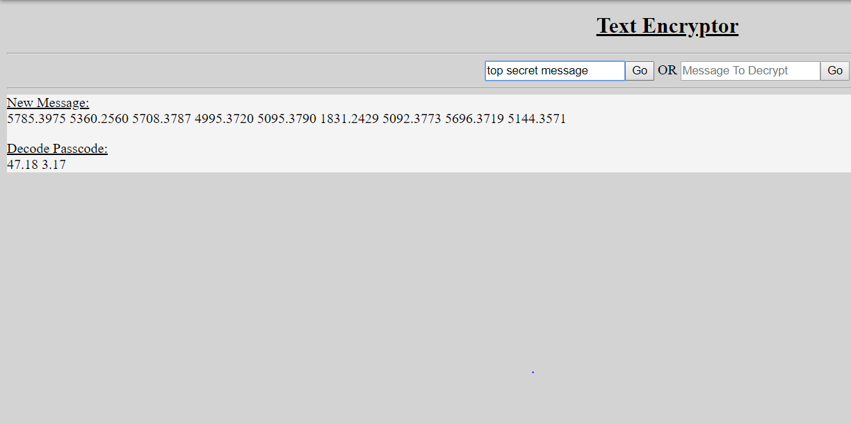 GitHub - danielzelfo/TextEncryptionUsingMatrices: Encrypt Message using ...