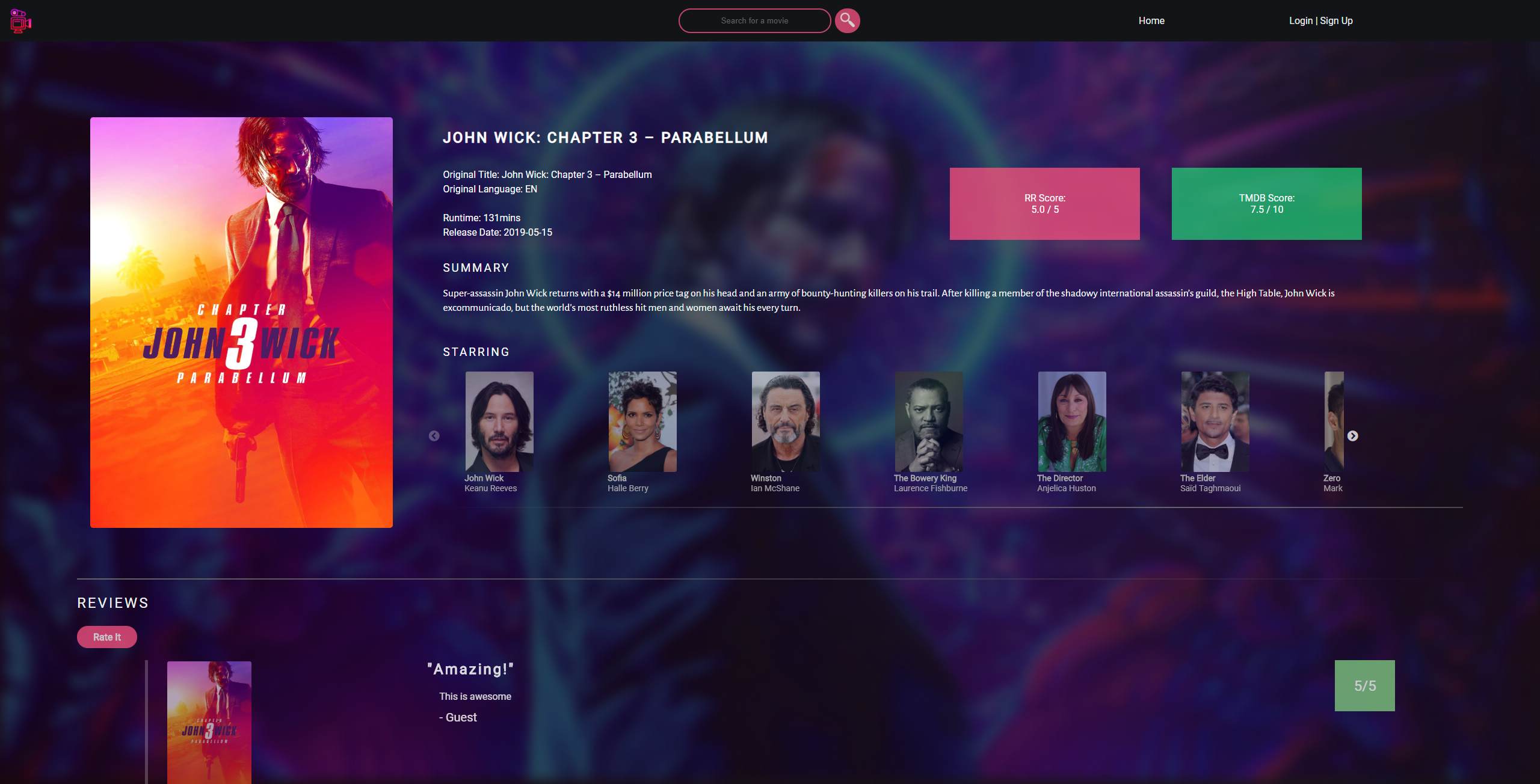 GitHub - Kaleidics/reel-reviews: Reel Reviews | Browse and rate the ...