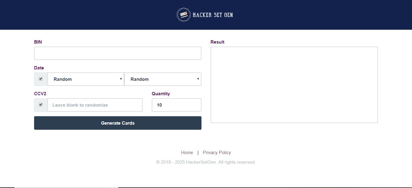 GitHub - hackersetindia/CCGEN: Hackerset CCGEN