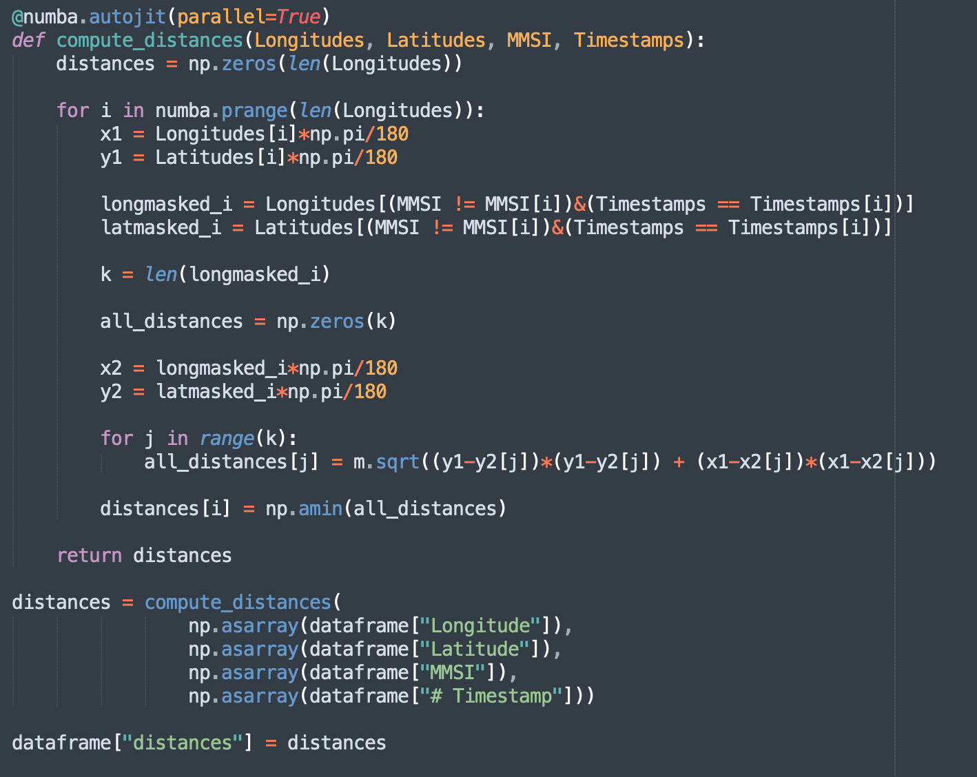 GitHub - vestre/AIS-Wrangling: Function hierarchy for computing summary ...