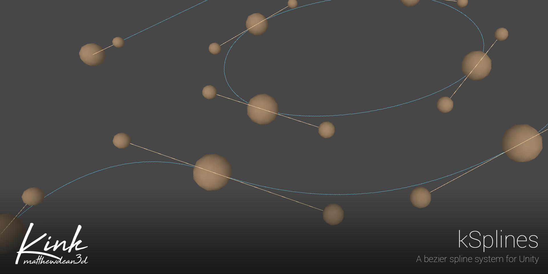 GitHub - Kink3d/kSplines: A bezier Spline system for Unity.