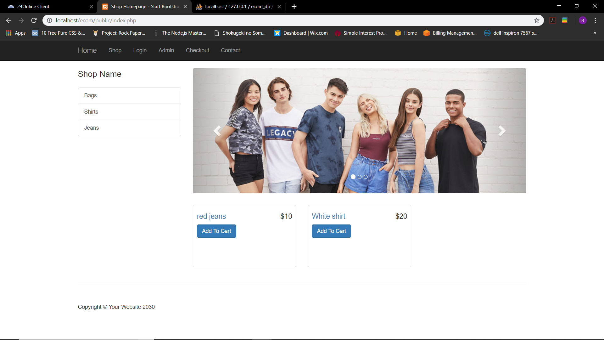 GitHub - SrinjayDam/Ecom-Shopping-Cart: An ecom website, completely responsive and scalable and ...