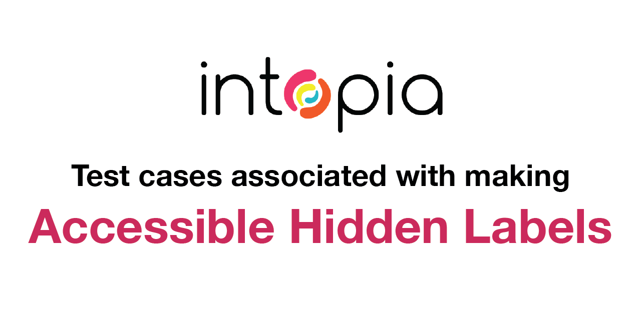 GitHub - Intopia/hidden-labels: Test cases associated with making ...