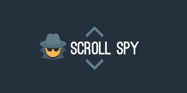 Github Axelsvanfeldtscroll Spy Scroll Spy Is A Lightweight Js