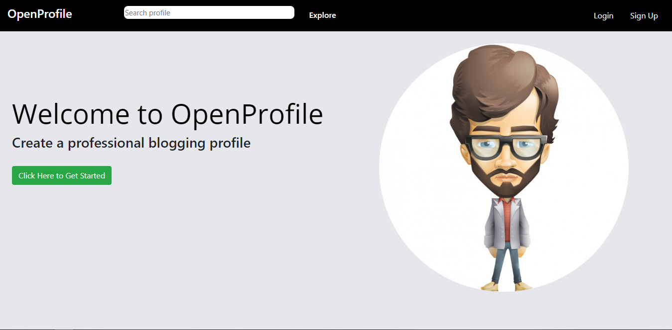 GitHub - HemendraKhatik/OpenProfile: A Professional Blogging Platform.