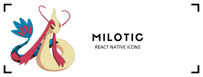 GitHub - LetsSkribble/milotic: An Icon Library for React Native.