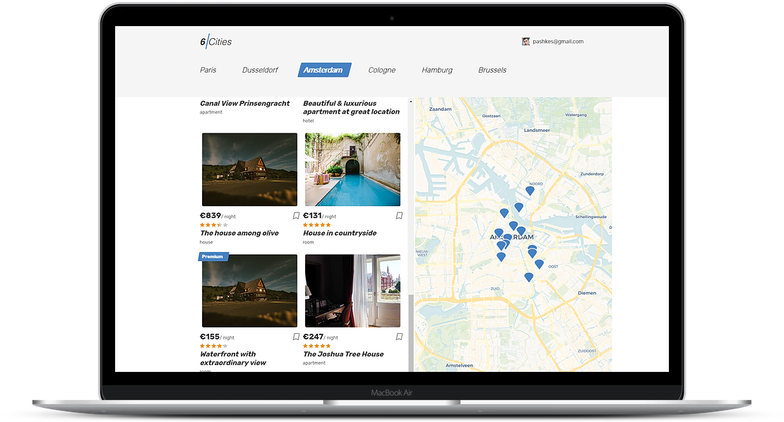 GitHub - pashkes/six-cities: Personal project