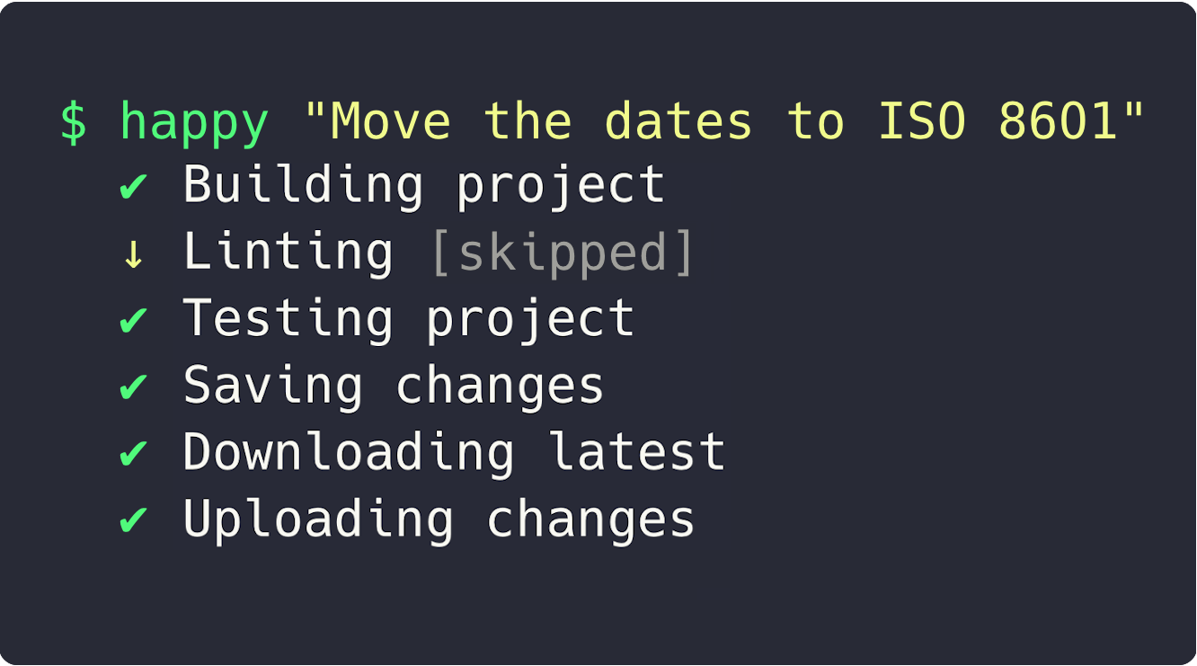 Github Franciscop Happy Happy Simplifies Your Day To Day Git Workflow
