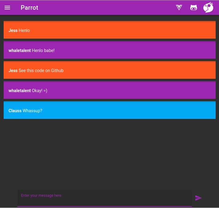 GitHub - whaletalent/parrot-client