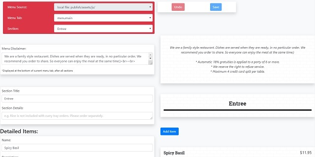 GitHub - aOpenbrier/munchmenu: Edit restaurant menu from JSON format ...