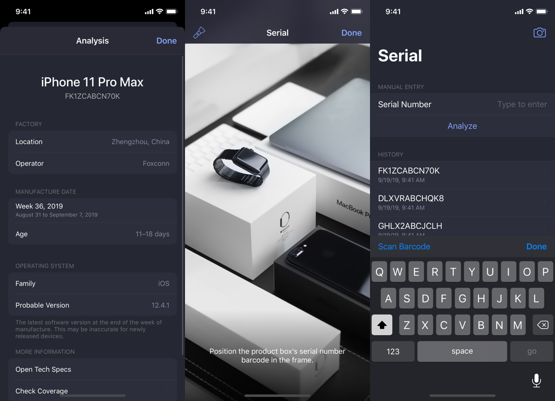 GitHub - aydenp/Serial: A simple iOS app for looking up an Apple device ...