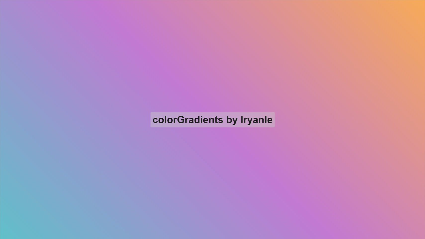 GitHub - lryanle/colorGradients: An application of Ghosh's uiGradients ...
