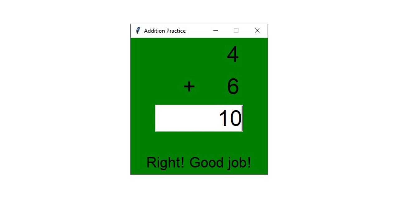 Github Neondactyl Pythonadditionpractice Early Children S Addition