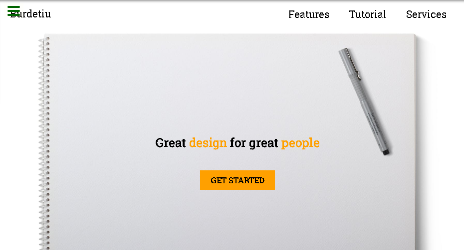 Github Burdetiu Landing Page Freecodecamp Project