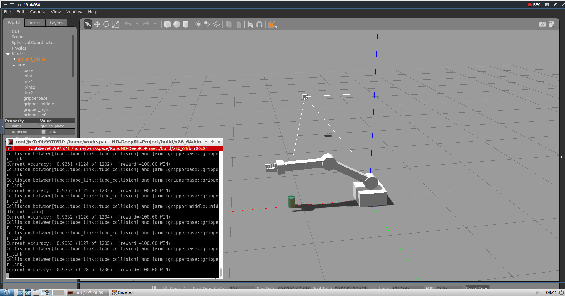 GitHub - Fred159/Robotics-term2-P4-Arm-Reinforcement-Learning: Robotics ...