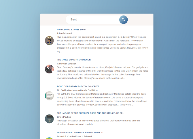 GitHub - u-can-do-it/library: Search books using Google Books API