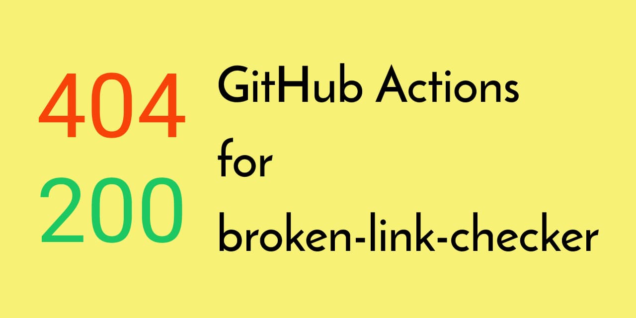 GitHub - peaceiris/actions-broken-link-checker: GitHub Actions for broken-link-checker (Find ...