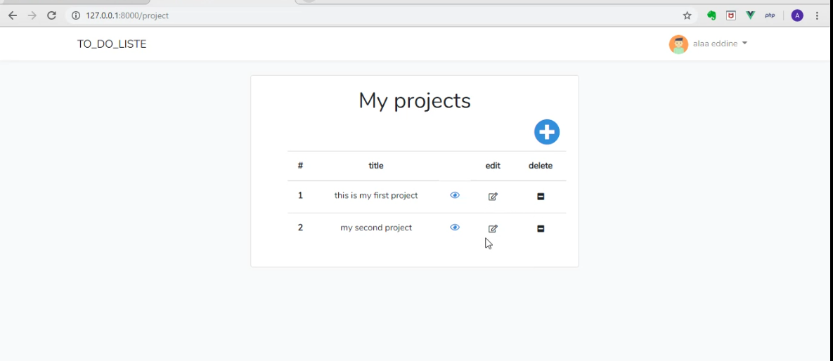 GitHub - alaasahraoui/To-do-iste-with-laravel: laravel to do liste with users has projects and ...