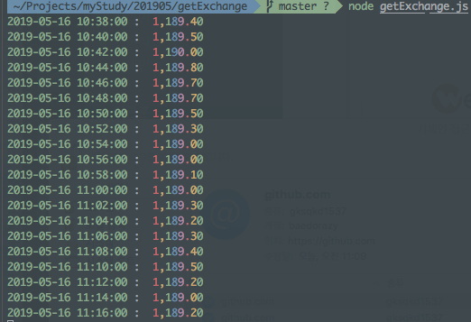 GitHub - baedorazy/getExchange: Get the dollar exchange rate once every ...