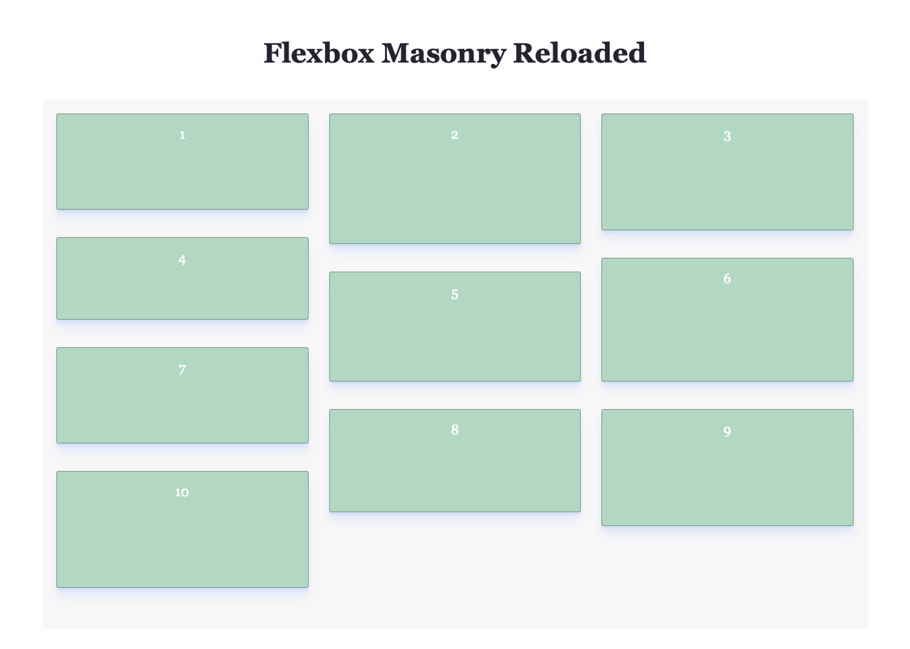 GitHub - alexandersandberg/flexbox-masonry-reloaded: An extended version of Tobias Ahlin's ...