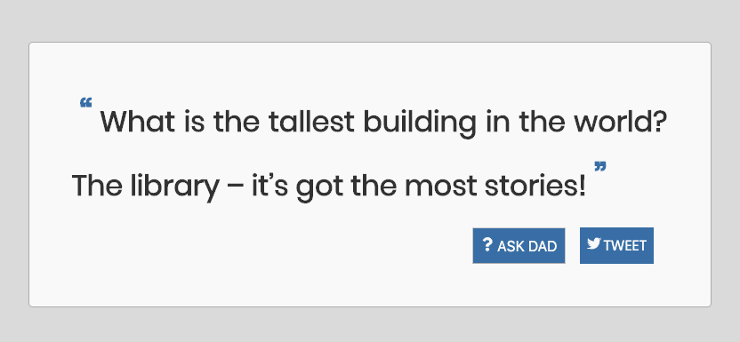 GitHub - BBarbour-Dev/dad-joke-machine: My quote machine project for freeCodeCamp's Front End ...