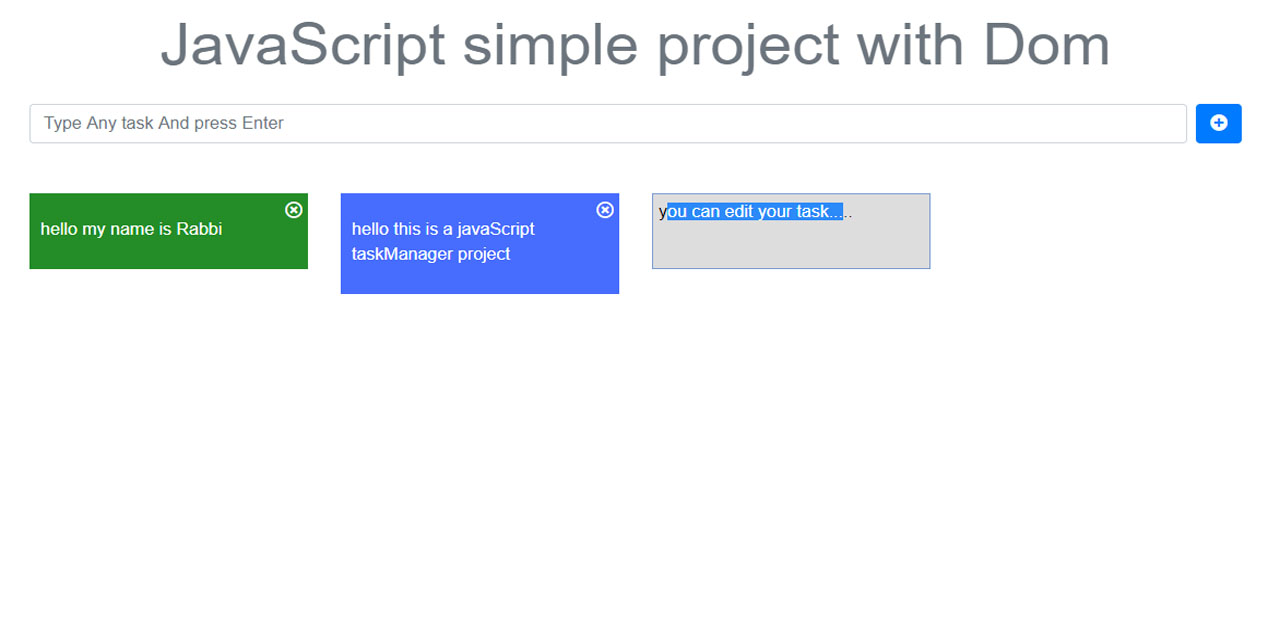 GitHub - FazlyRabbi/Simple-Javascrpt-Project