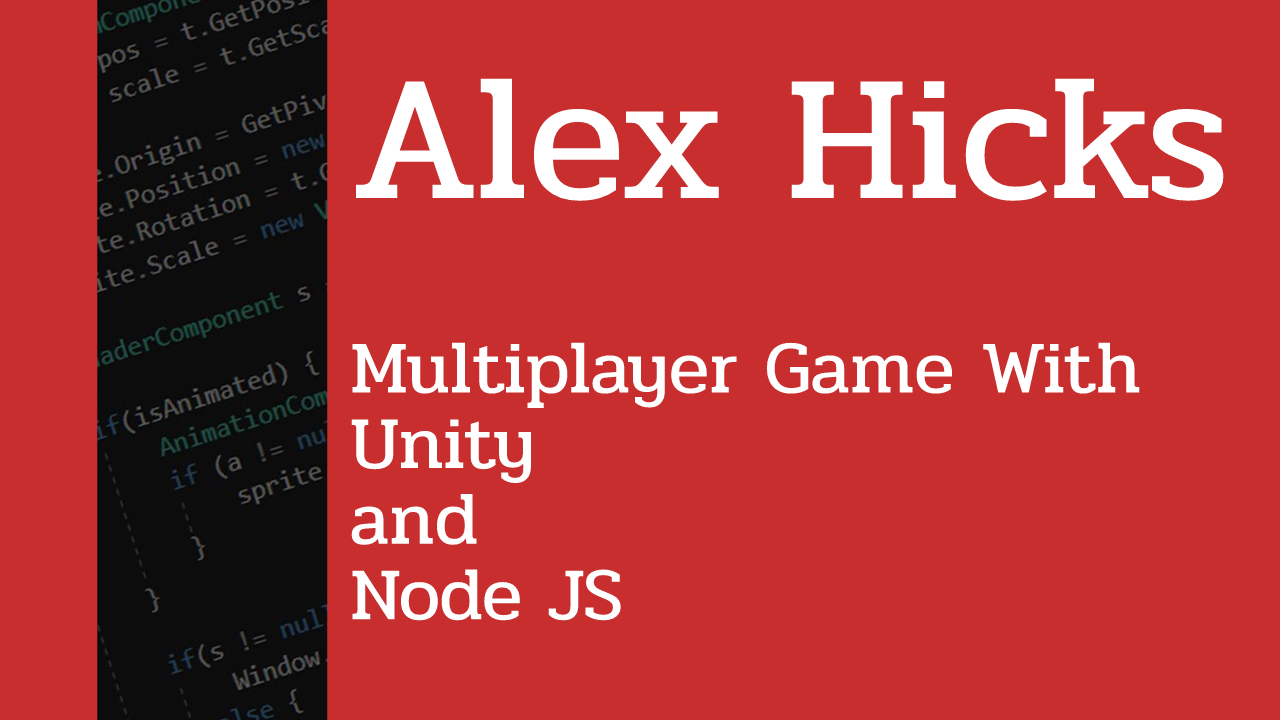 Github Oohicksyooyoutube Multiplayergamewithunityandnodejs 