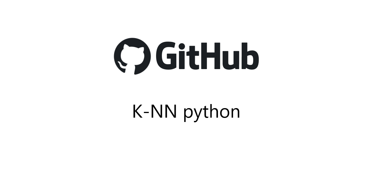 k-nn · GitHub Topics · GitHub